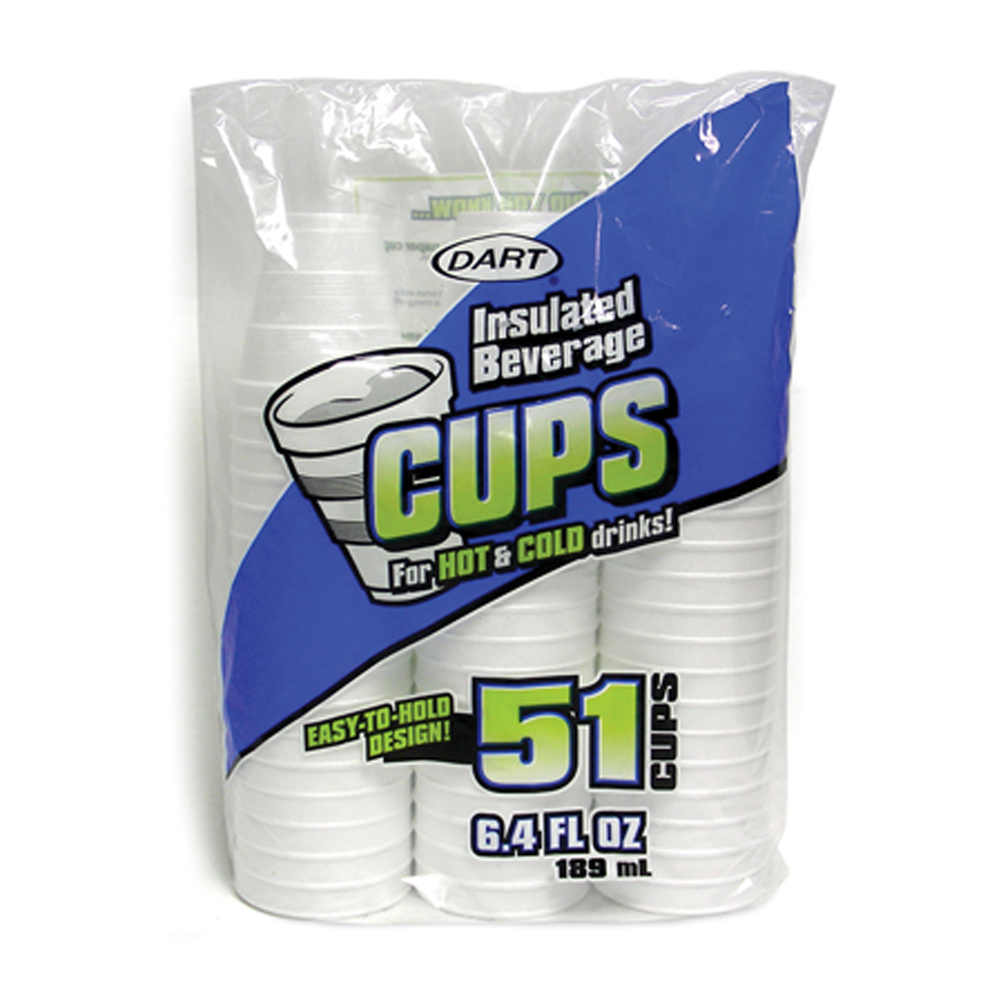 DART FOAM CUPS 6.5 OZ 51CT - Metro Atlanta Wholesale