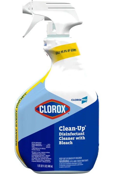 CLOROX CLEANUP DISINFECTANT CLEANER WITH BLEACH 32 OZ - Metro Atlanta ...