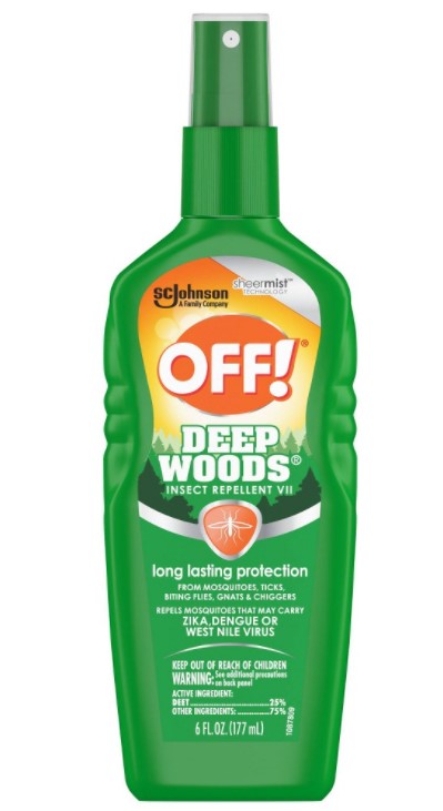 OFF DEEP WOODS INSECT REPELLENT VII UNSCENTED 6 OZOFF DEEP WOODS VII ...