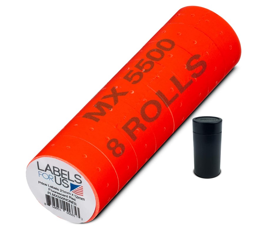 MOTEX PRICE LABELS MX5500 8CT - Metro Atlanta Wholesale