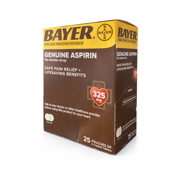 BAYER ASPIRIN SINGLE DOSE BOX - Metro Atlanta Wholesale