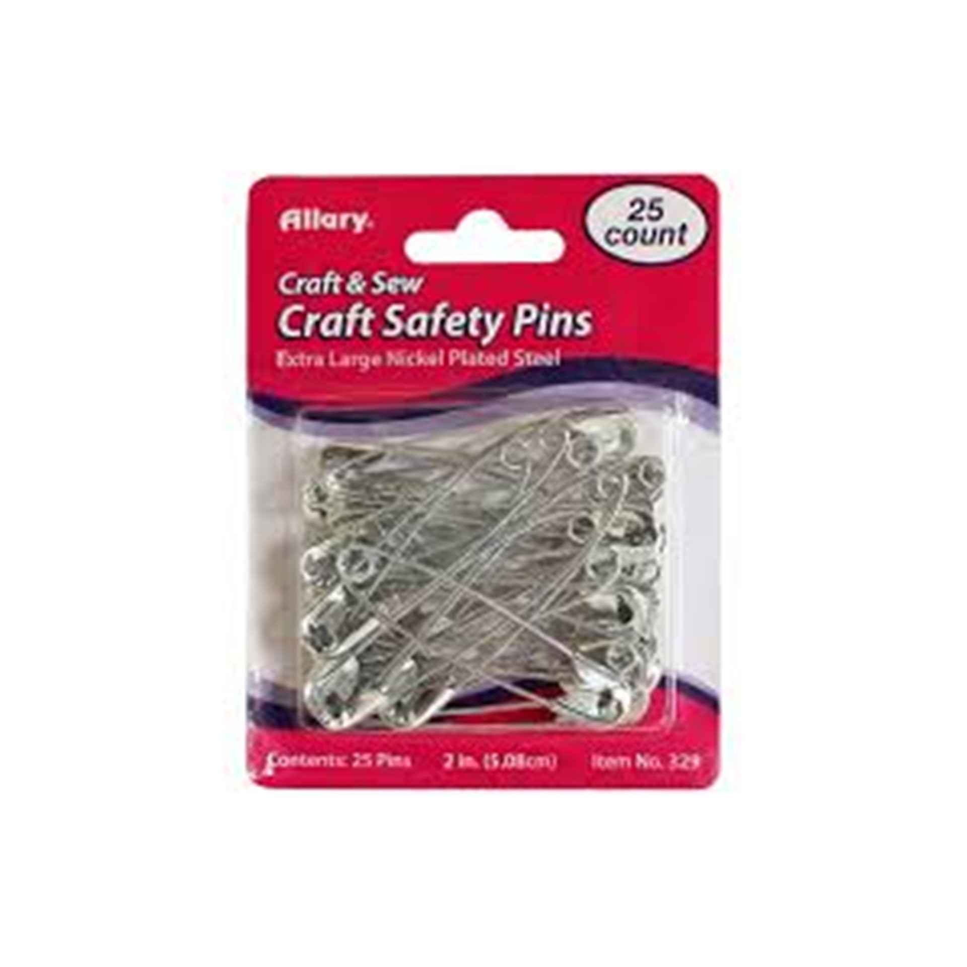ALLARY SAFETY PINS 25CT - Metro Atlanta Wholesale